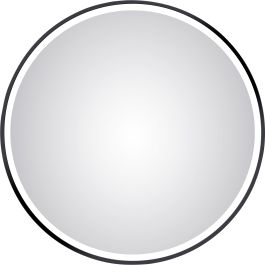 LED-valopeili Desire musta 55 cm | bauhaus.fi