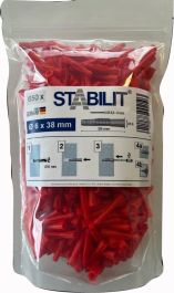 Tulppa Stabilit 6 x 38 mm 650 kpl | bauhaus.fi