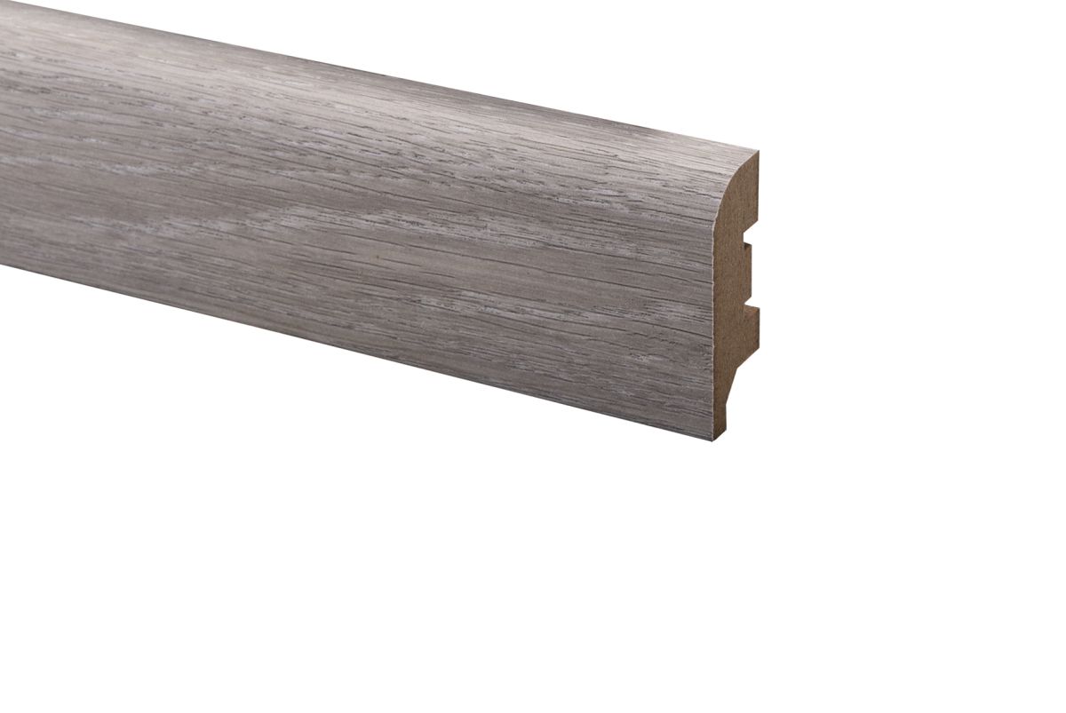 Jalkalista Maler R10 15 x 42 x 2750 mm MDF Tunne Usva | bauhaus.fi