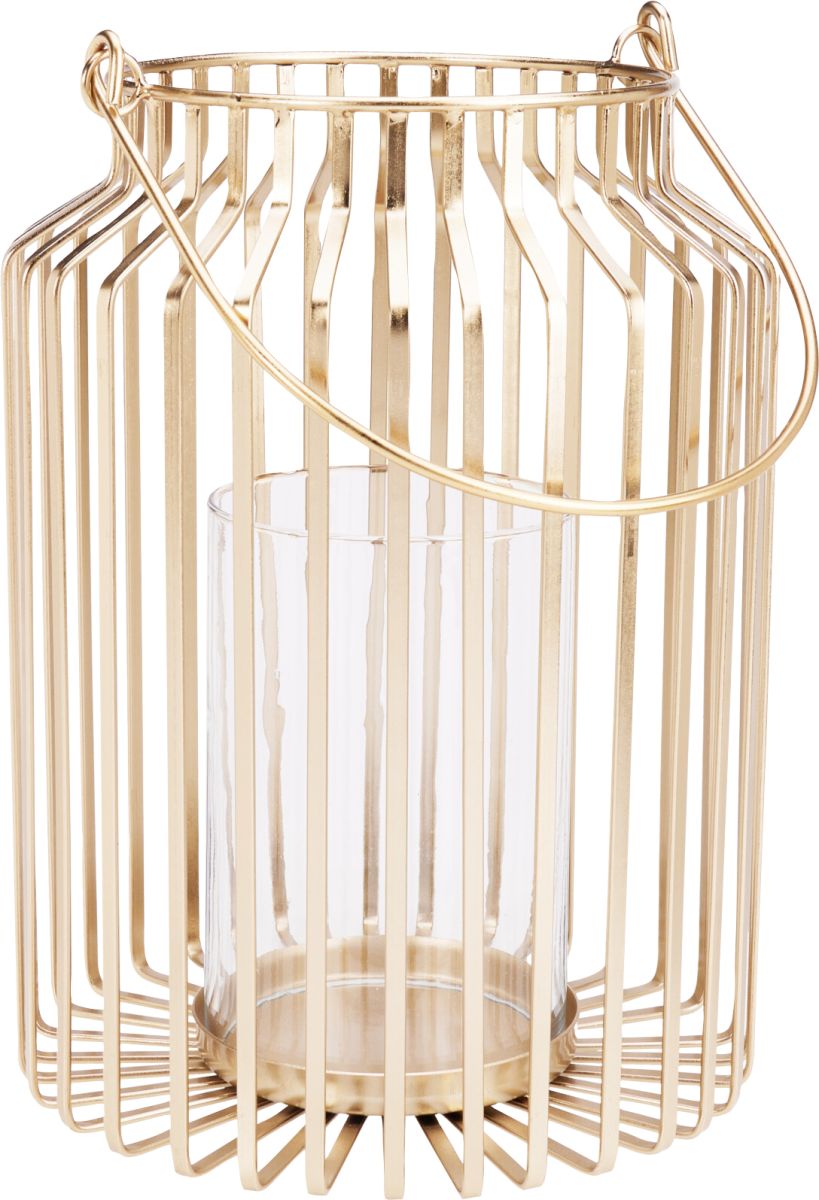 Lyhty 20 x 29 cm kultainen | bauhaus.fi