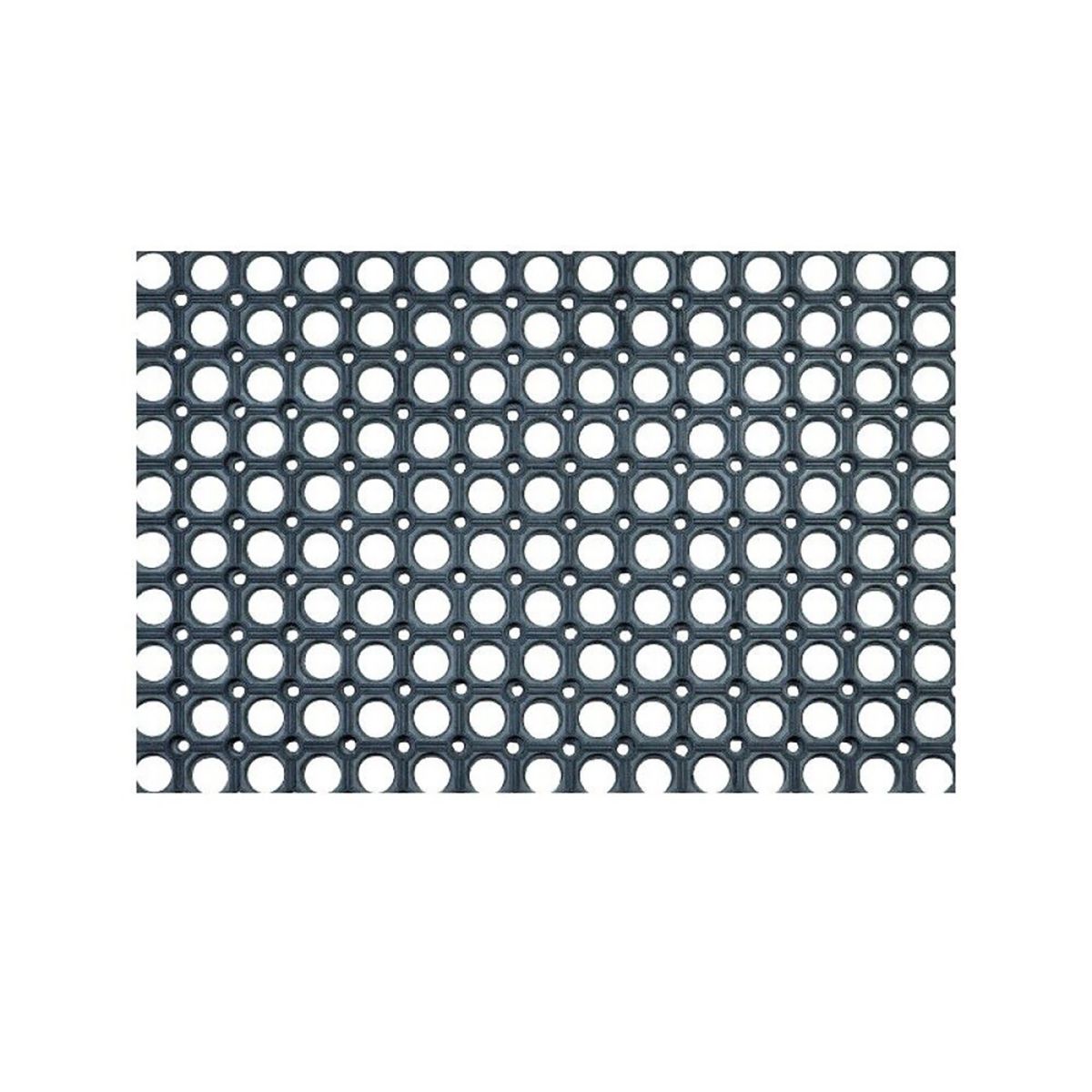 Kumimatto Astra Quadro Light musta 40 x 60 cm | bauhaus.fi