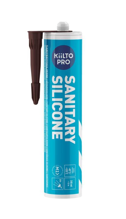 Saniteettisilikoni Kiilto Pro Sanitary Silicone 310 ml, eri värejä | bauhaus.fi